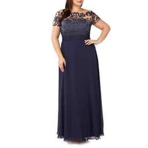 JS Collections | Dresses | Js Collections Floral Embroidered Chiffon ...